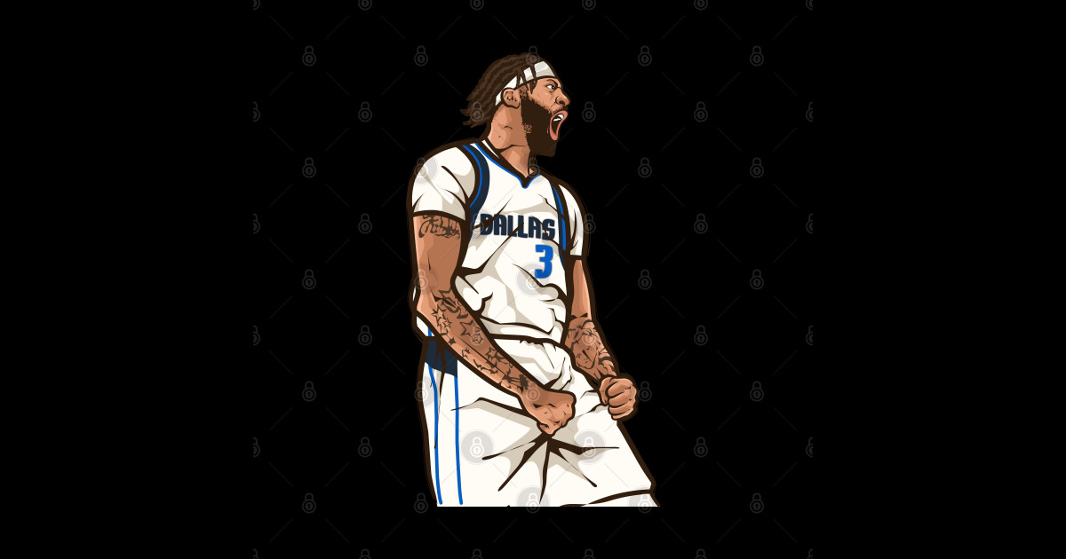Anthony Davis Dallas Celebration Cartoon - Anthony Davis - Sticker ...