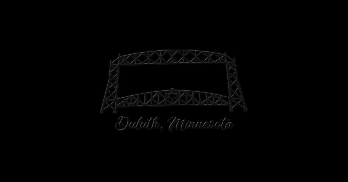 Duluth, Minnesota Aerial Lift Bridge - Aerial Lift Bridge - Sticker ...