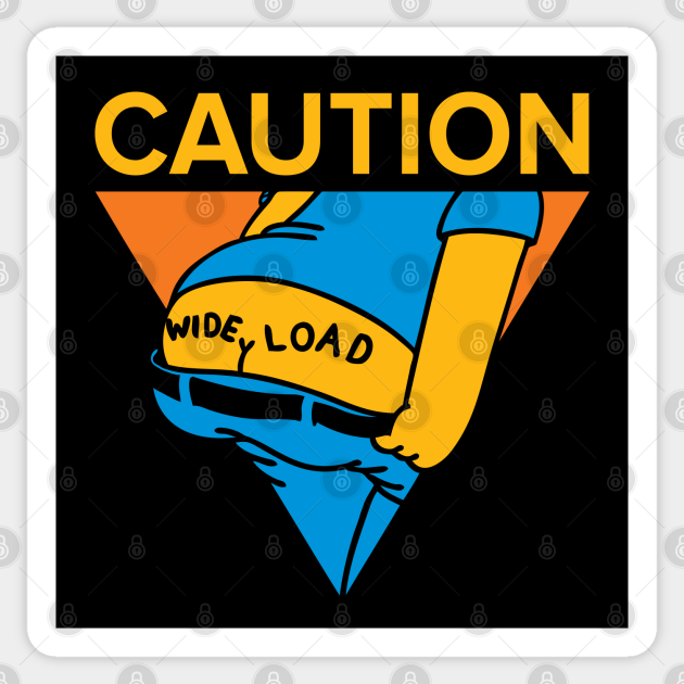 Wide Load - Simpsons - Sticker | TeePublic