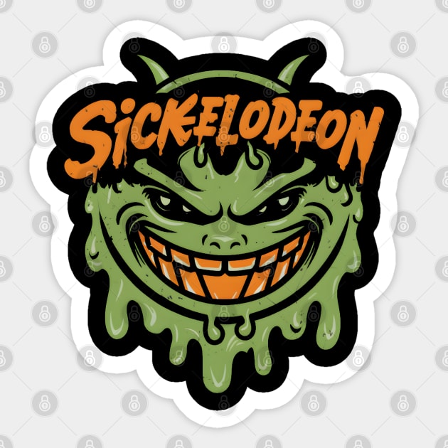 Sickelodeon V2 - Nickelodeon - Sticker | TeePublic