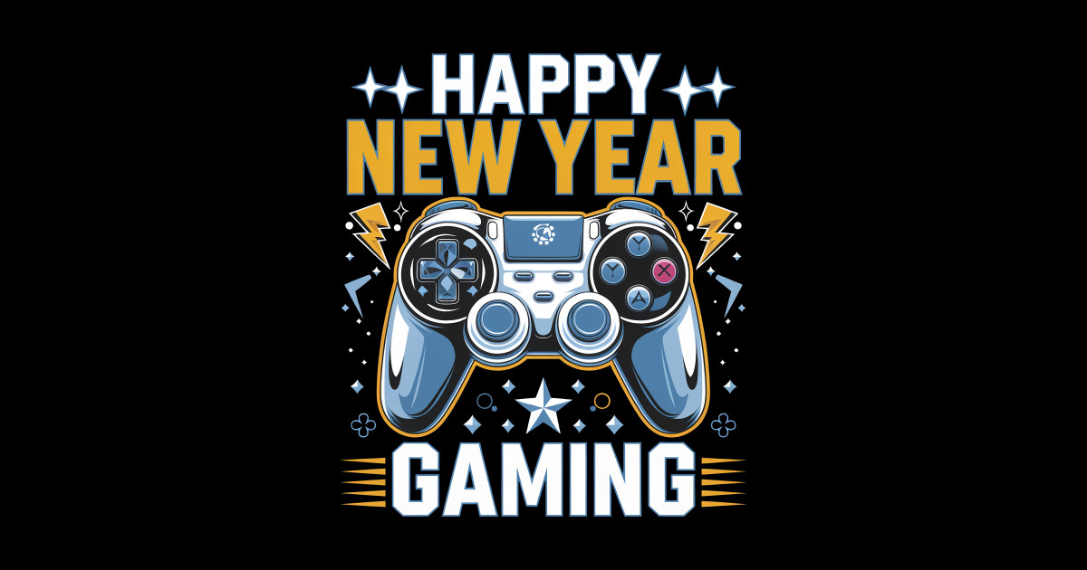 Happy New Year 2025 Gaming New Years Eve Party Gift For Men Women ...