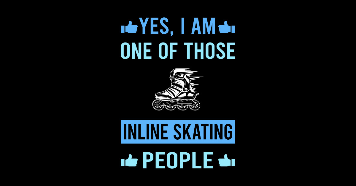 Those People Inline Skating Skate Skater - Inline Skating - Sticker ...