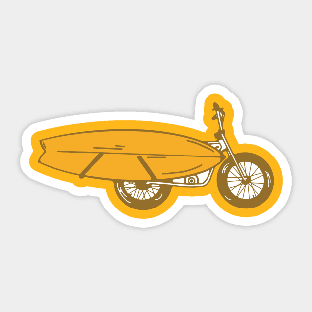 Surfboard Rack - Surf - Sticker | TeePublic