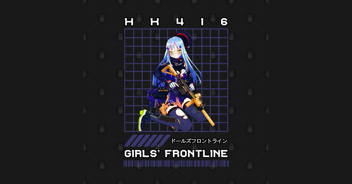 HK416 | Girls Frontline - Girls Frontline - T-Shirt | TeePublic