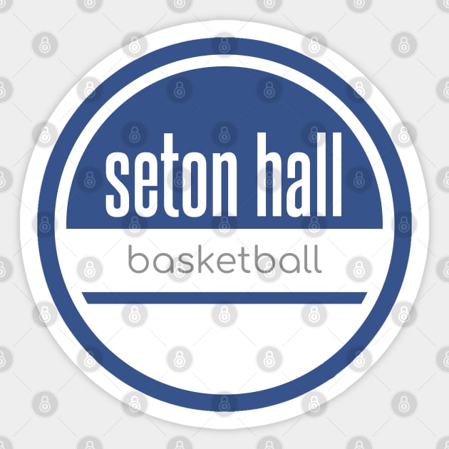 seton hall basketball - Seton Hall Pirates - Sticker | TeePublic