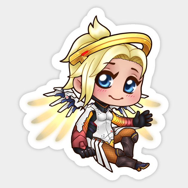 Chibi Mercy - Overwatch - Sticker | TeePublic