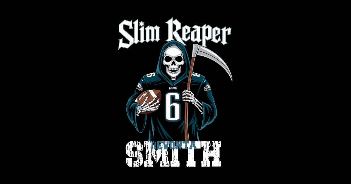 DEVONTA SMITH - SLIM REAPER - Devonta Smith - Sticker | TeePublic