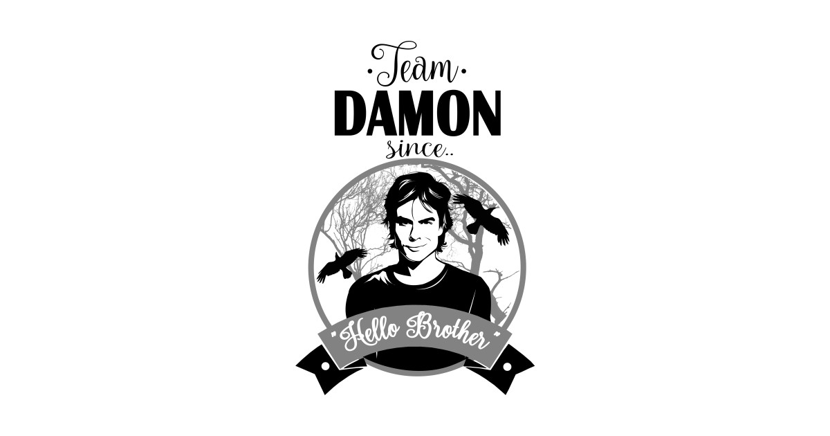 Team Damon - The Vampire Diaries - Magnet | TeePublic