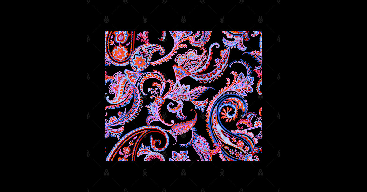 Pattern : Paisley - Vidya - Sticker | TeePublic