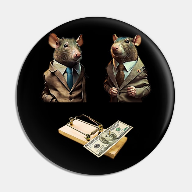 Work Rats Job Rats Rat Work Memes Job Memes - Job Gift - Pin | TeePublic