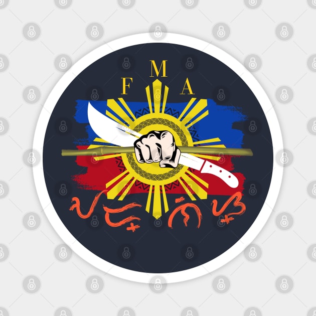 Filipino Martial Arts (FMA) Baybayin word Arnis - Philippines Flag ...