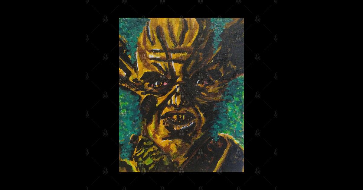 The Floronic Man "Wood Rue" portrait (original) - Acrylic Painting ...