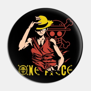 One Piece Monkey D Luffy Mugiwara Pirate Anime Pins and Buttons for ...