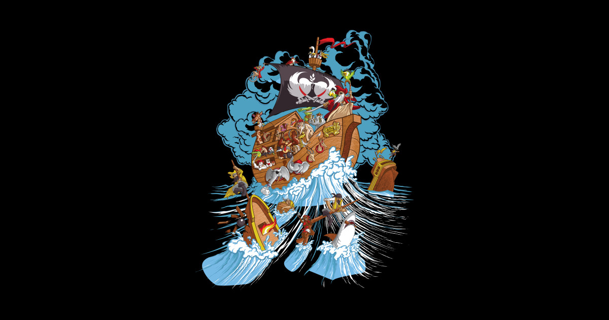 Noah's Arrrk - Pirate - Sticker | TeePublic