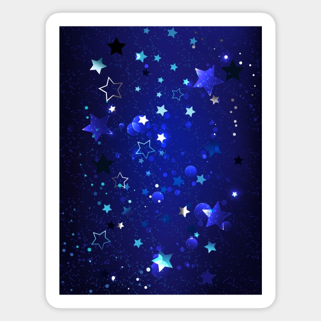 Abstract Blue Background - Blue Background - Sticker | TeePublic