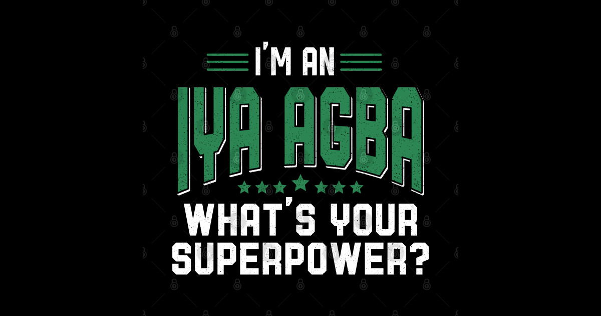 Iya Agba Grandma Grandmother Nigerian Yoruba - Nigeria - Sticker ...