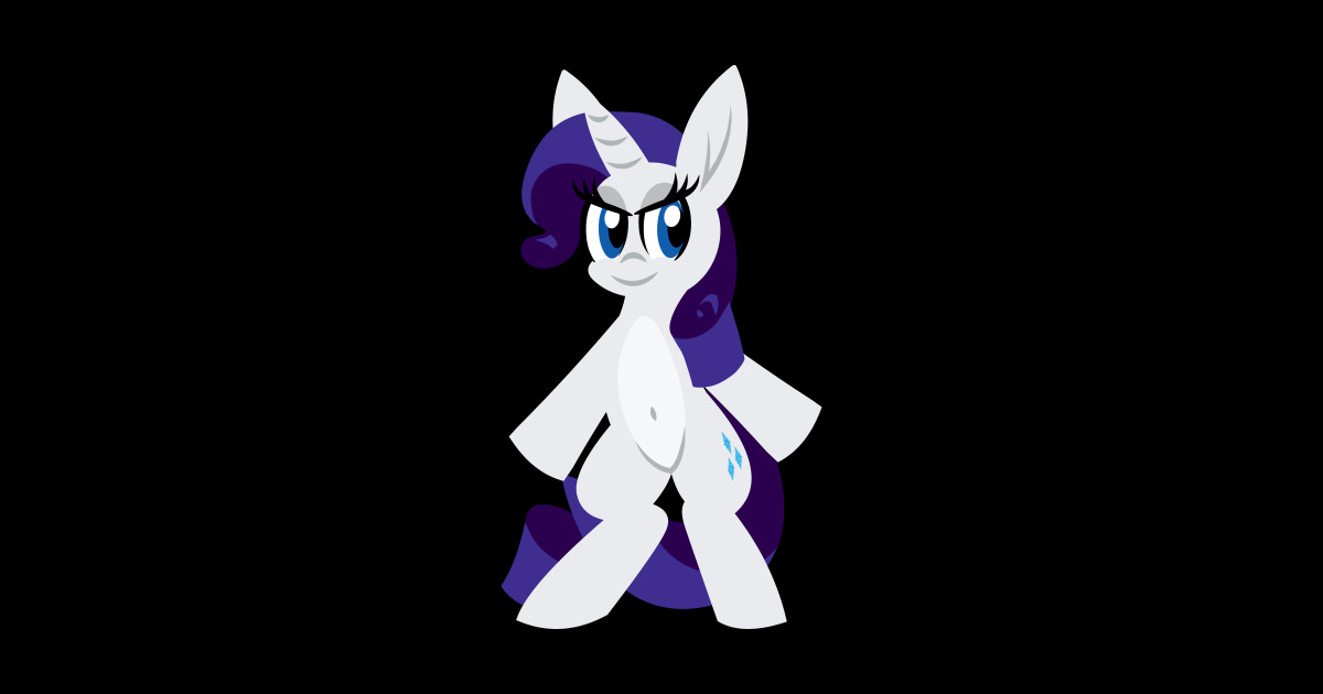 Standing Rarity - Rarity - Sticker | TeePublic