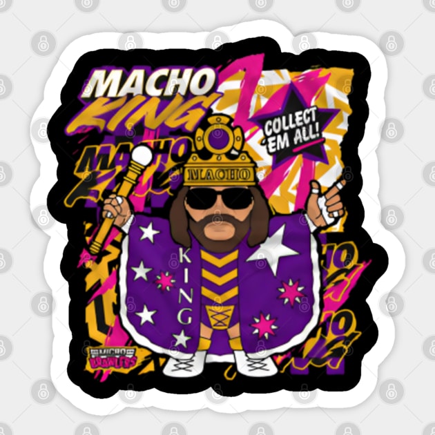 macho man 90's - Macho Man - Sticker | TeePublic
