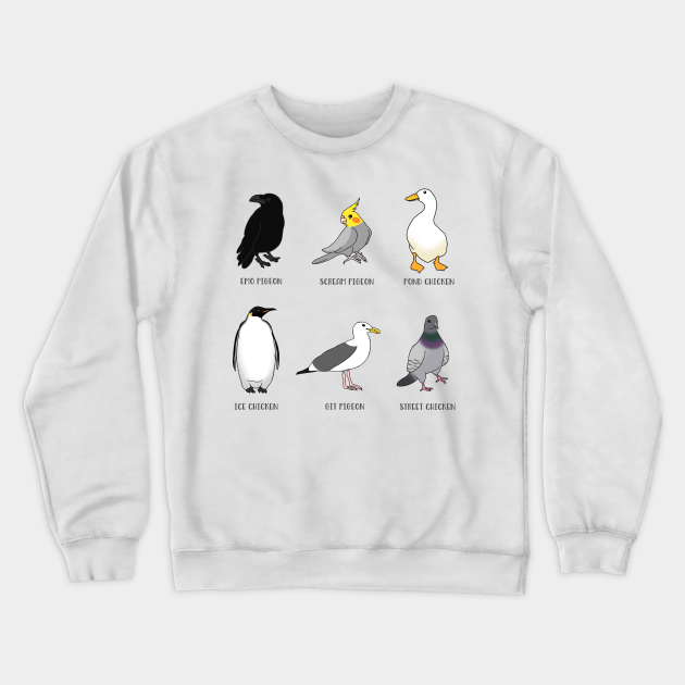 crow emo pigeon, penguin ice chicken, pigeon street chicken, duck pond ...