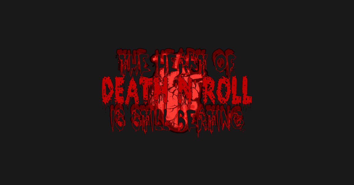 DEATH 'N' ROLL HEART STILL BEATING - Death Metal - T-Shirt | TeePublic