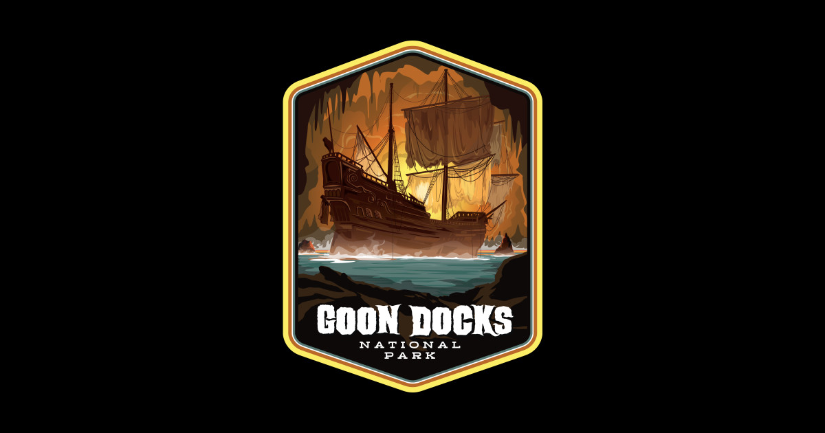 Goon Docks National Park - The Goonies - Sticker | TeePublic