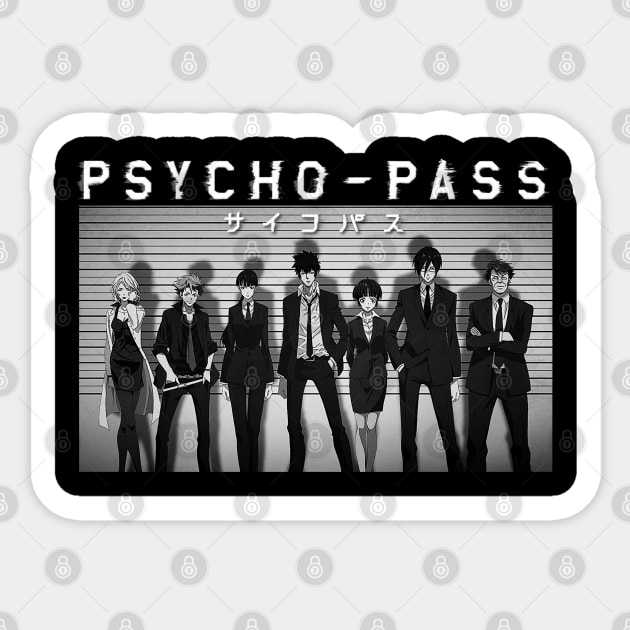 Classic Characters Psycho Anime - Anime Pass - Sticker | TeePublic