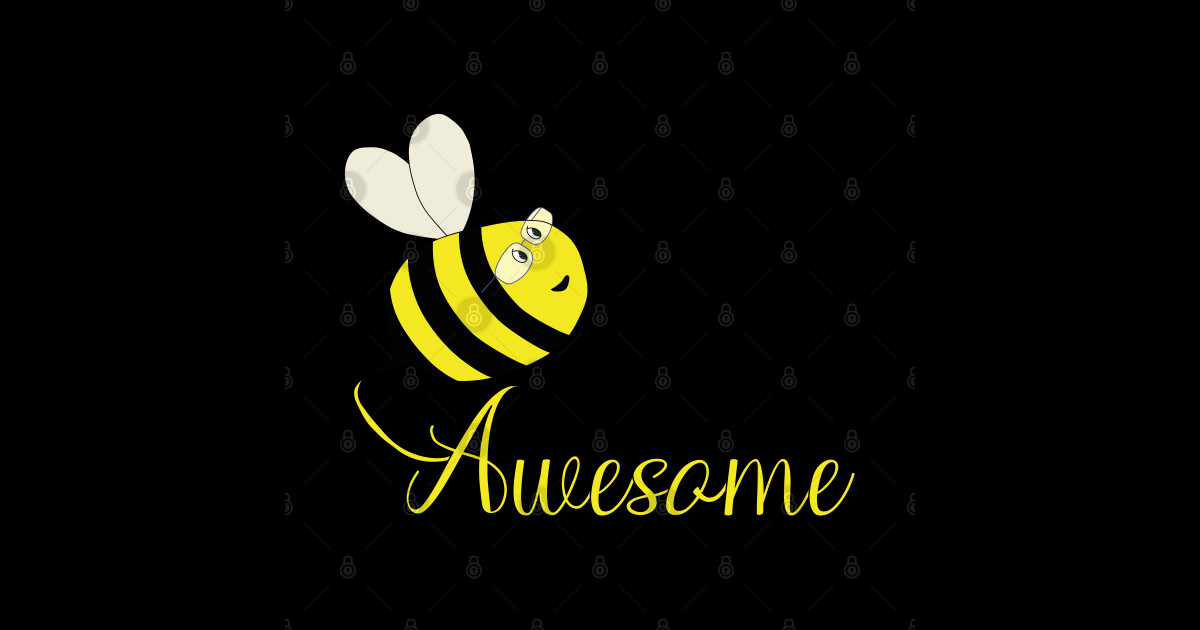 Be Awesome - Inspirational Quotes Design - Sticker | TeePublic
