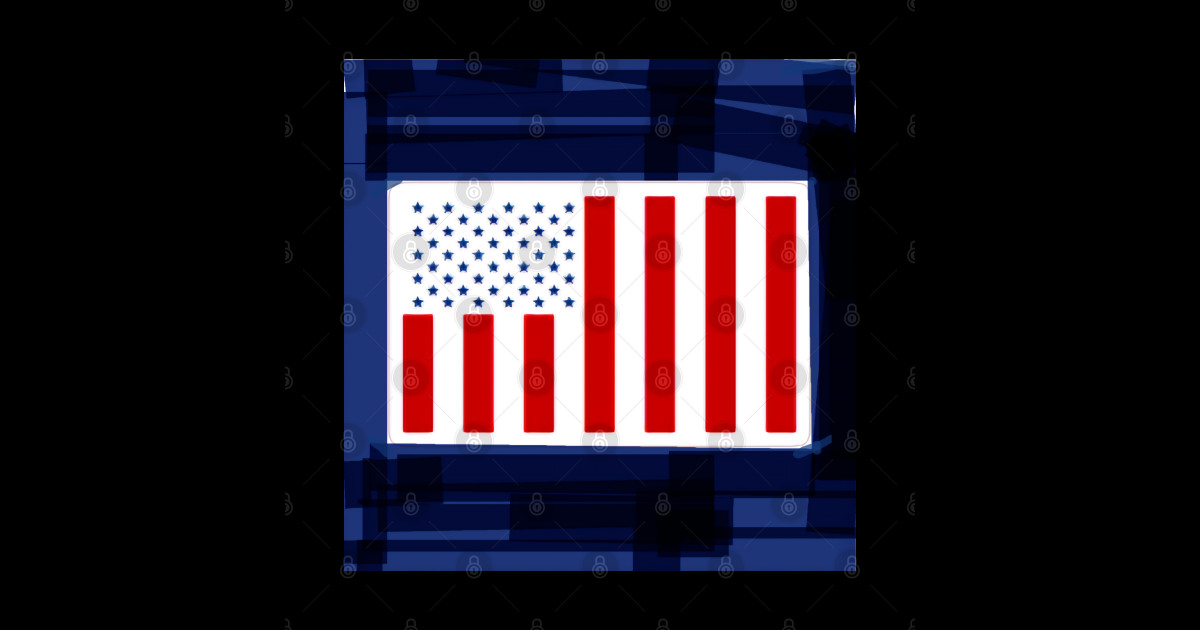 American Civil Peace Flag - American - Sticker | TeePublic
