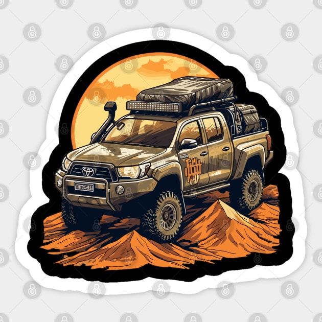 Toyota Hilux suv - Hilux - Sticker | TeePublic