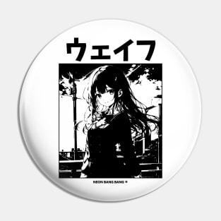 Anime Girl Waifu Japanese Aesthetic K Pins and Buttons for Sale | TeePublic