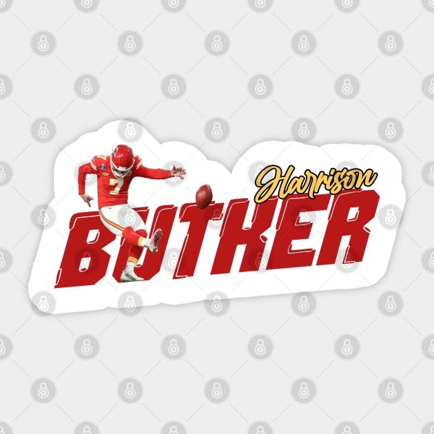 Harrison Butker No 7 - Butker - Sticker | TeePublic