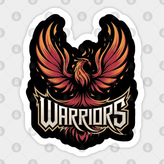 Phoenix Warrior Logo - Warrior Logo - Sticker | TeePublic