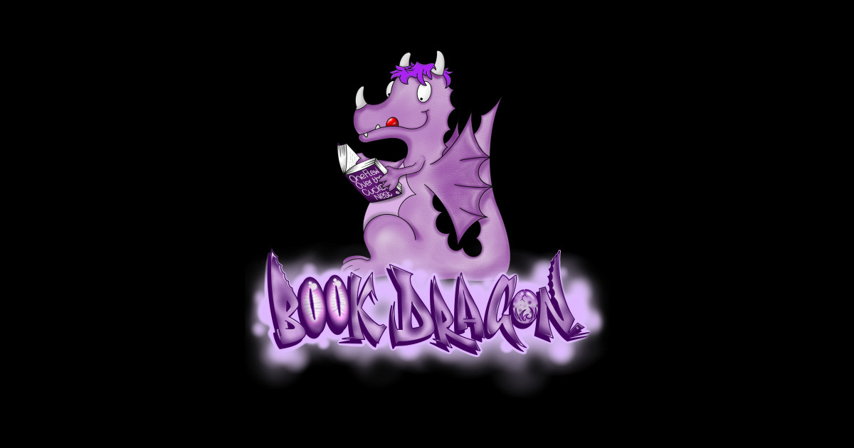 Book Dragon - Bookworm - Sticker | TeePublic