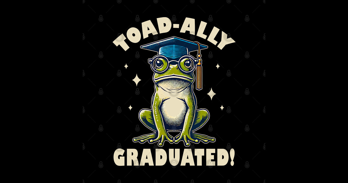 Graduation frog - Graduation Day - Sticker | TeePublic