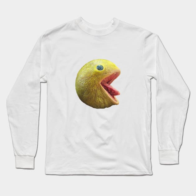 Realistic Pac Man - Scary - Long Sleeve T-Shirt | TeePublic