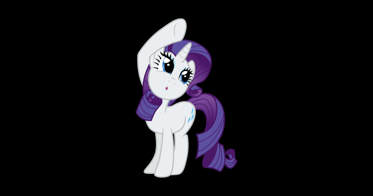 Rarity in distress - My Little Pony - Sticker | TeePublic