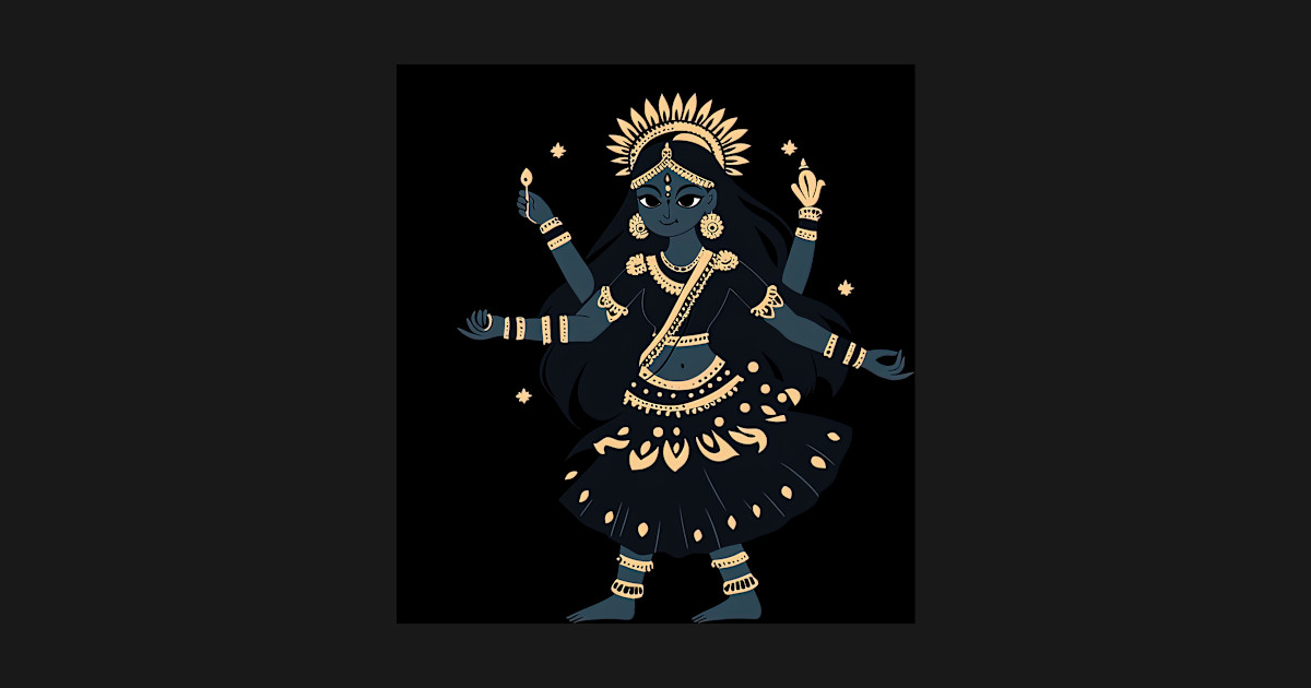 Kali, Indian deity | Anime style - Kali Indian Deity - T-Shirt | TeePublic