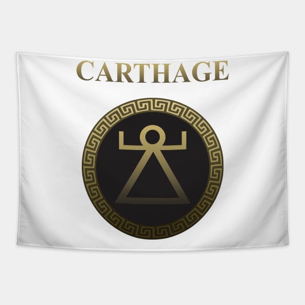 Ancient Carthage Symbol of Tanit - Carthage - Tapestry | TeePublic