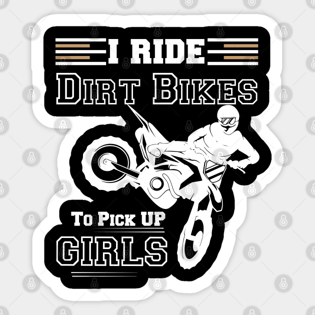 Motocross Bike Motorcycle Therapy - Dirt Bike - Sticker | TeePublic