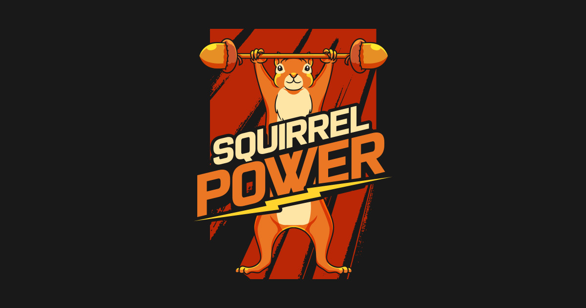 Squirrel Power Squirrels - Squirrels - T-Shirt | TeePublic