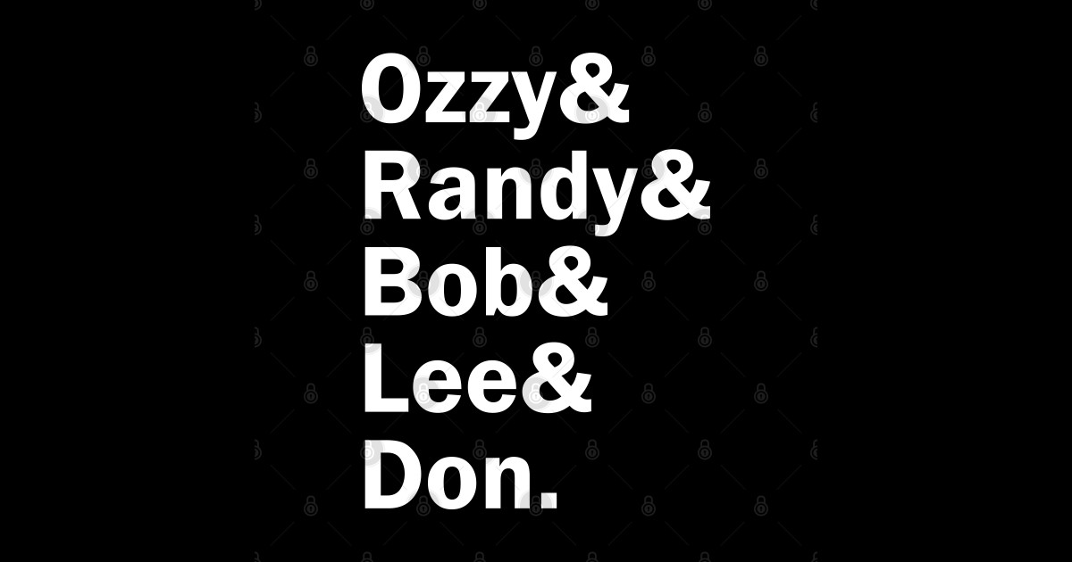 Funny Names x Ozzy Osbourne Blizzard of Ozz - Ozzy Osborne - Sticker ...