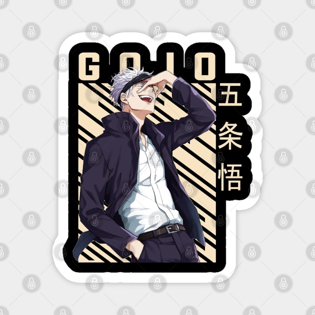 Gojo Satoru Jujutsu Kaisen Gojo Satoru Magnet Teepublic