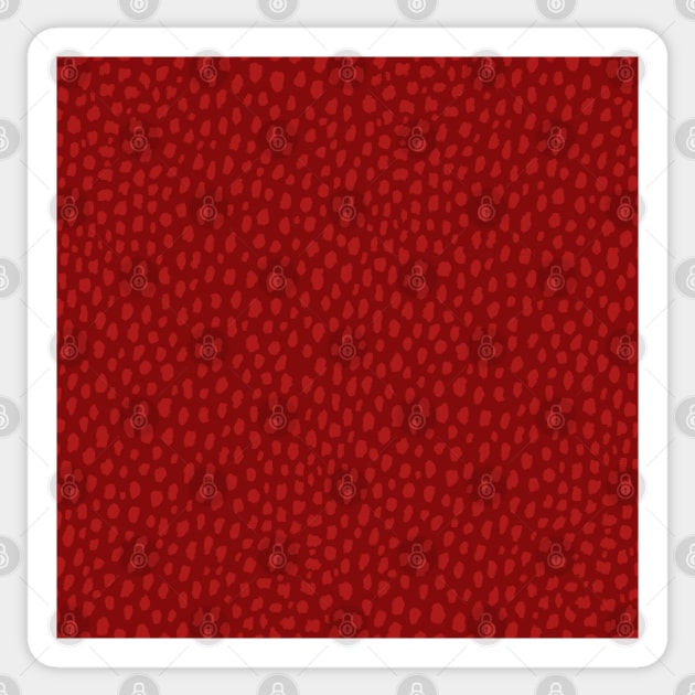 Red Spots Pattern - Red Polka Dots - Sticker | TeePublic