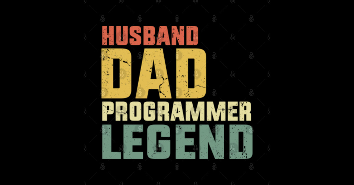 Programming Husband Dad Programmer Legend Vintage Programming Magnet Teepublic 3881