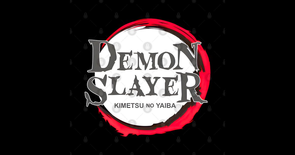 Demon Slayer Kimetsu no Yaiba Logo | Iconic Anime & Manga Fan Design ...