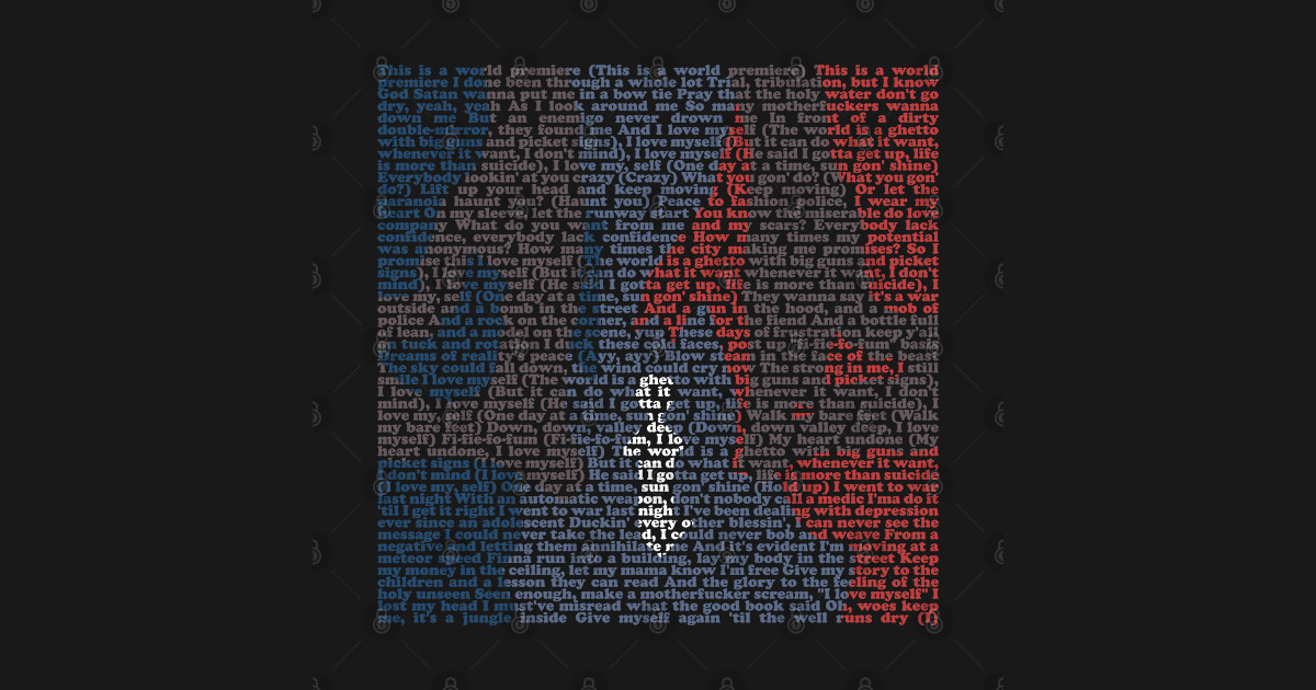 i (single version) - Kendrick Lamar - T-Shirt | TeePublic