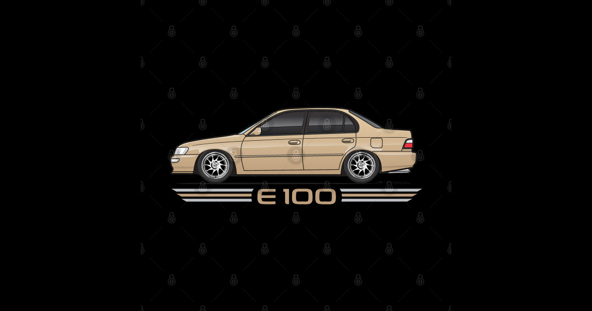 Custom Order - Ae100 Corolla - Sticker | TeePublic