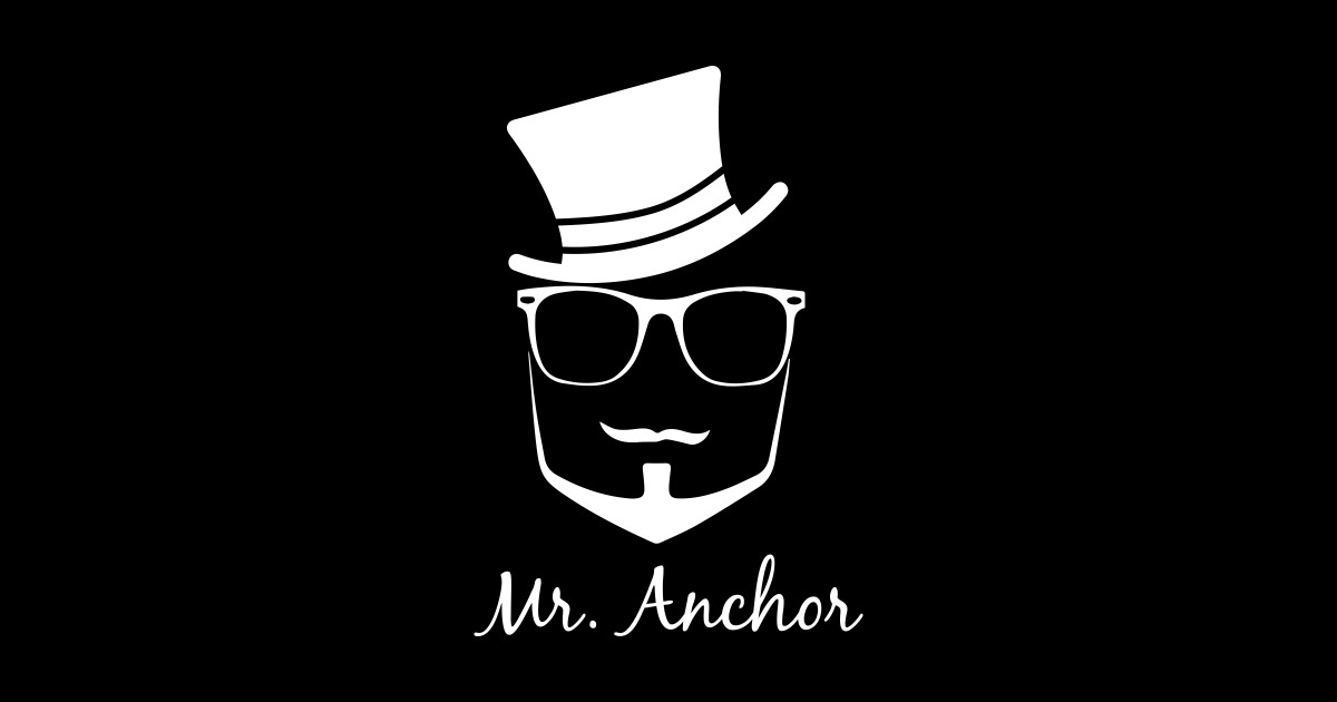 Mr Anchor Beard T-Shirt - Dad - Posters and Art Prints | TeePublic