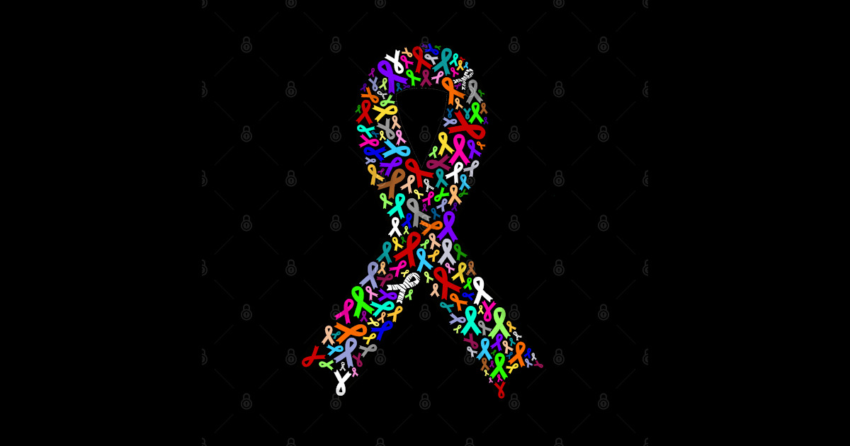 Awareness ribbon filled with awareness ribbons - Awareness Ribbon ...