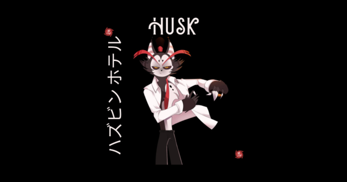 Husk from Hazbin Hotel - Hazbin Cartoon Hotel - Sticker | TeePublic